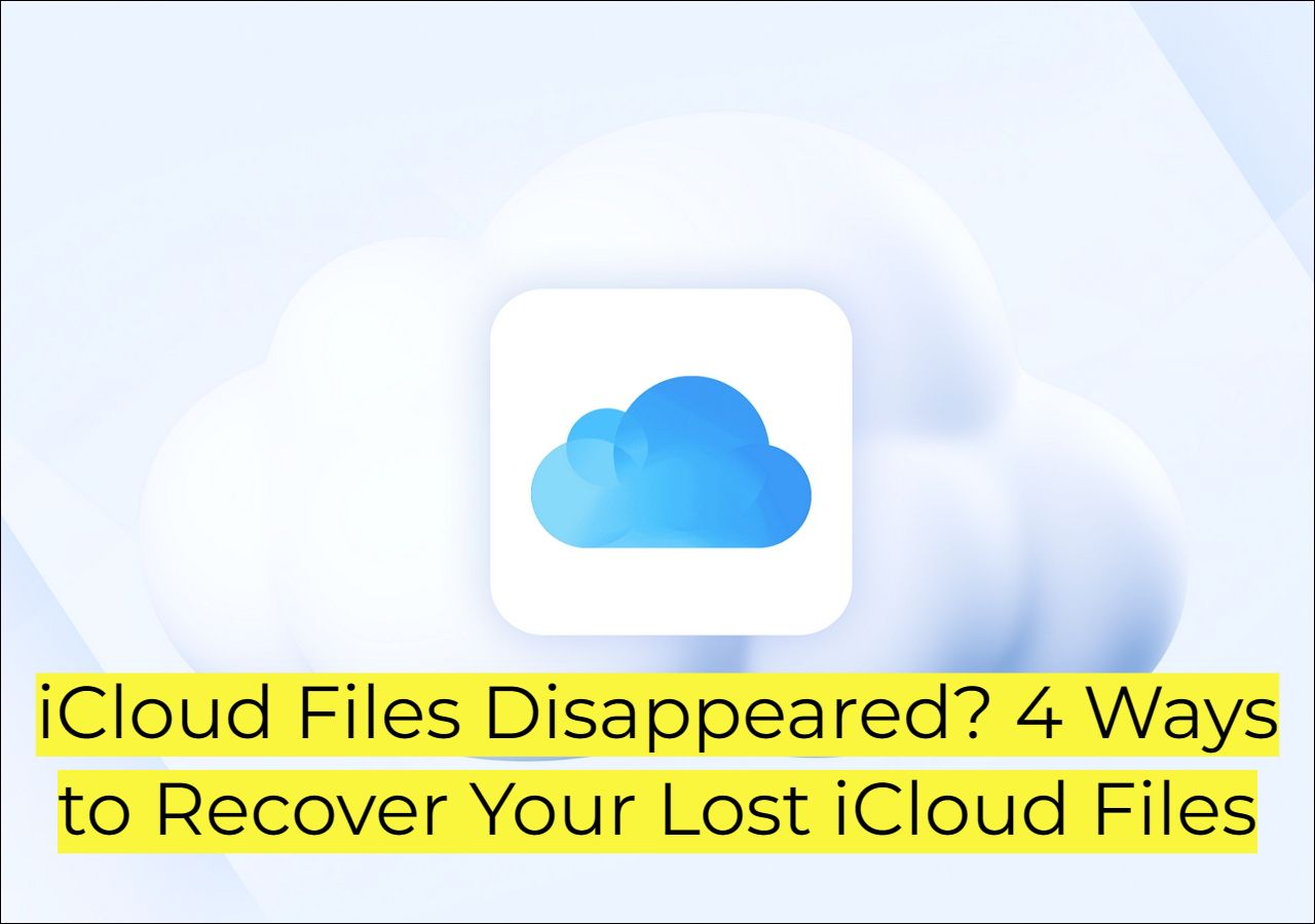 How to Recover iCloud Files Disappeared on a Mac